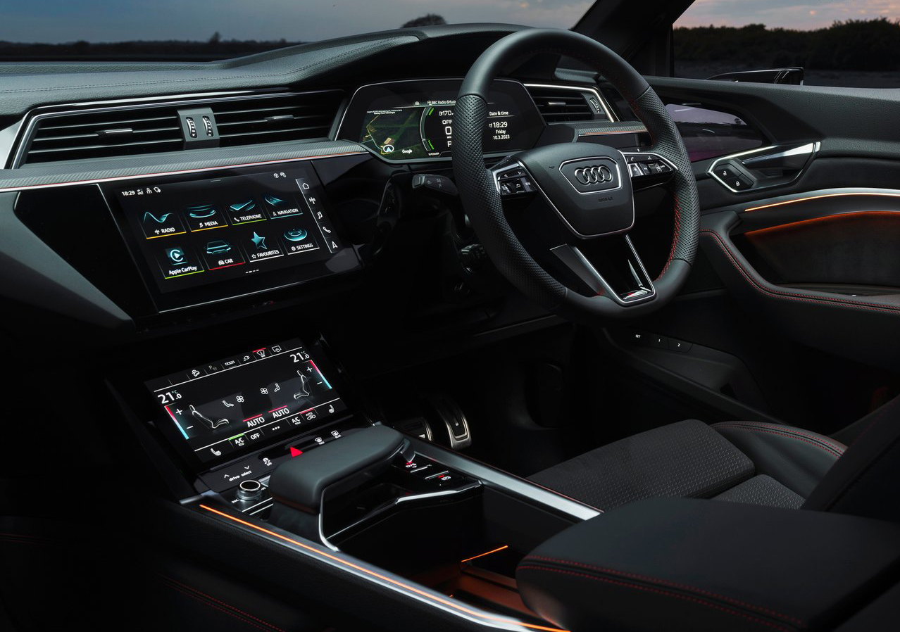 AUDI Q8 E-TRON ESTATE 250kW 50 Quattro 95kWh Sport 5dr Auto [22kW ...